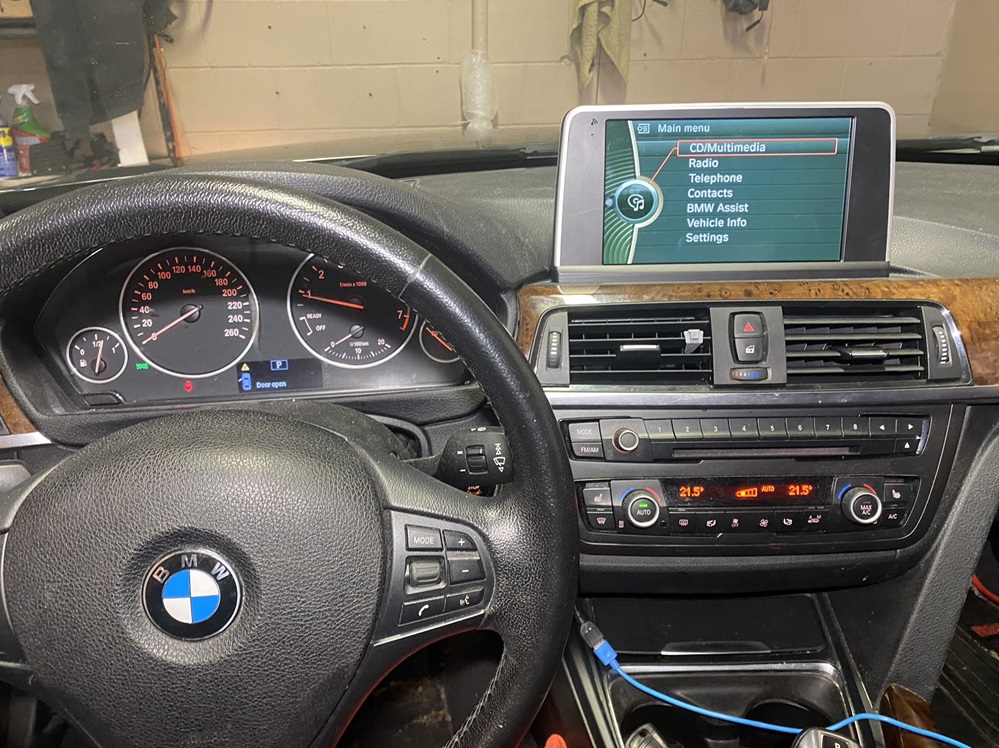 BMW 328i 2012 – 2016 Wireless CarPlay & Android Auto Stereo Receiver ...